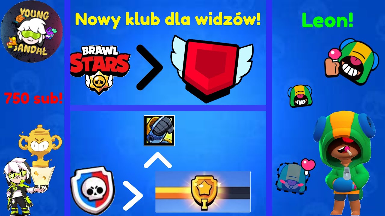 Leon nowy klub dla widzów gold 1 free ikona 750 sub - YouTube
