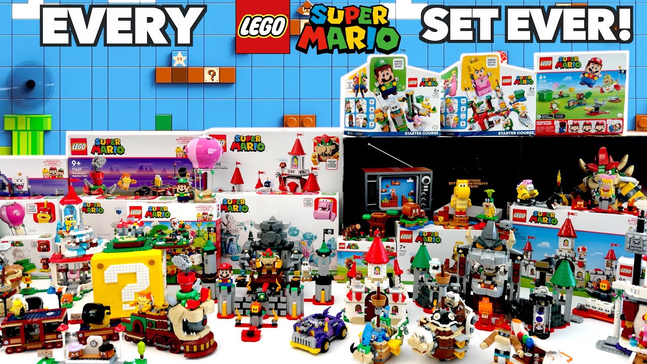 We Built ALL 59 LEGO Super Mario Sets... - YouTube