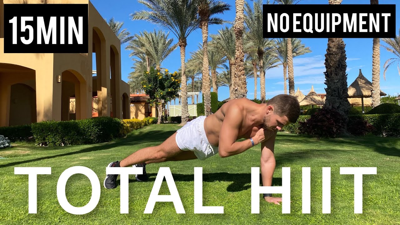 15 MINUTE TOTAL HIIT WORKOUT | OUTDOOR WORKOUT - YouTube