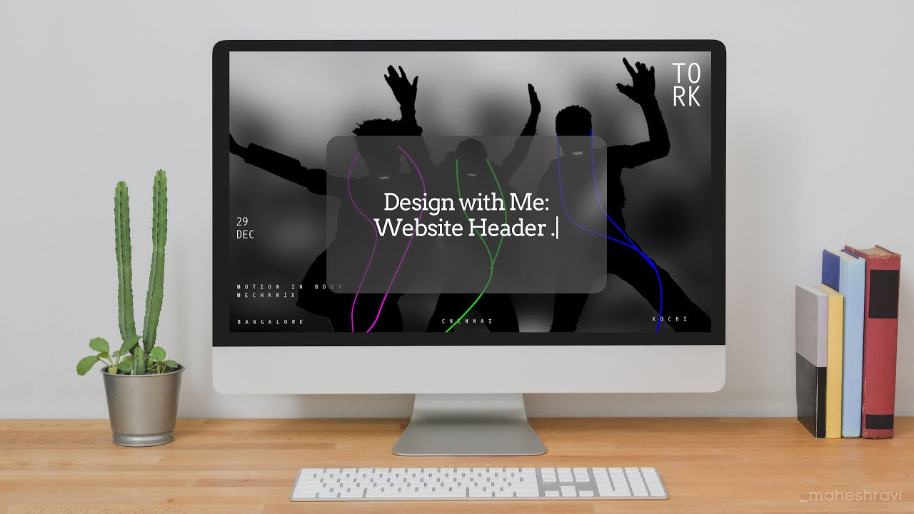 Design with Me: Website Header - YouTube