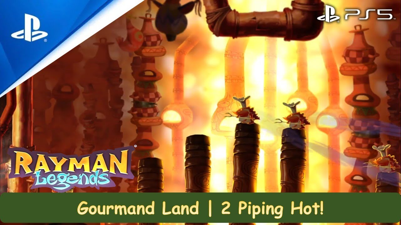 Rayman Legends | Gourmand Land | 2. Piping Hot! - YouTube