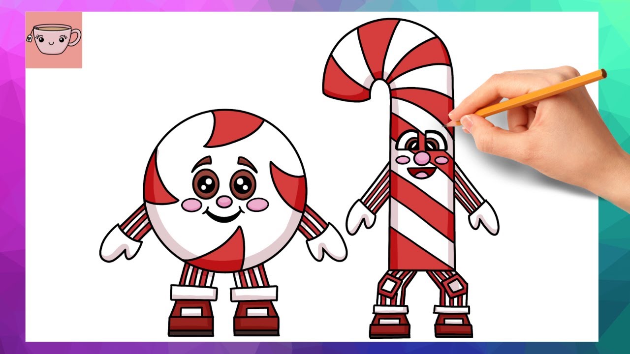 How To Draw Los Candies | Steal A Brainrot | Easy Drawing Tutorial ...