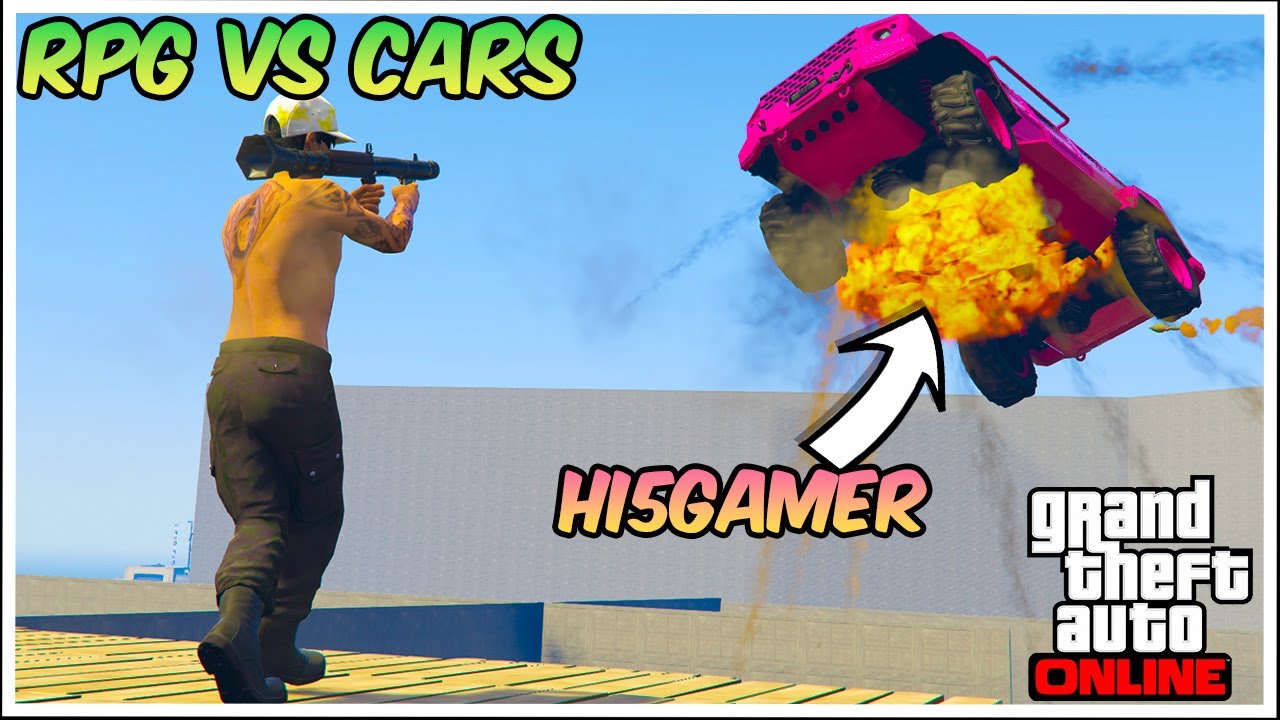 GTA5 Rpg VS Cars But We Are Pro From Start #pokerface #gtavonline - YouTube
