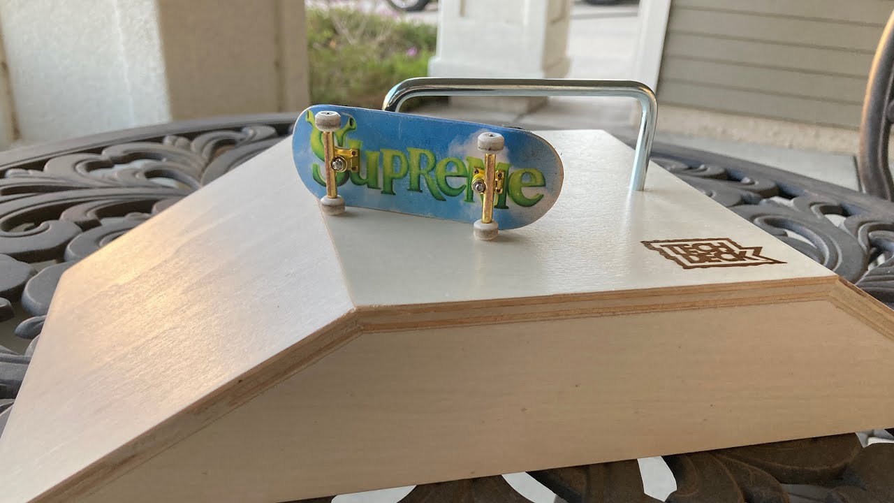 Tech deck Makes Wooden Rams….. Tech Deck ramp review - YouTube