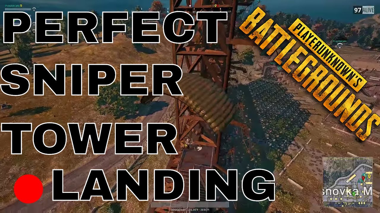 🔴HOW TO LAND PERFECTLY ON MILITARY BASE SNIPER TOWER! || LIVE STREAM ...