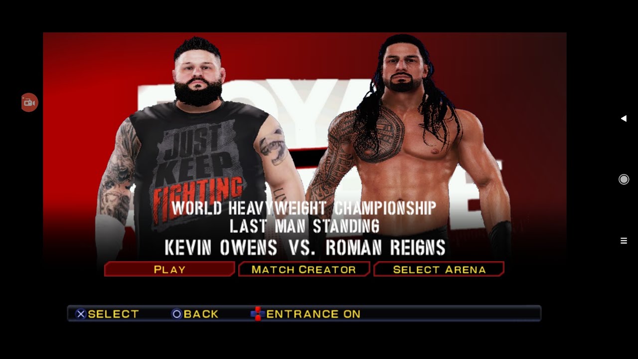 Kevin Owens vs Roman Reigns ( Universal Championship) Royal Rumble 2021 ...