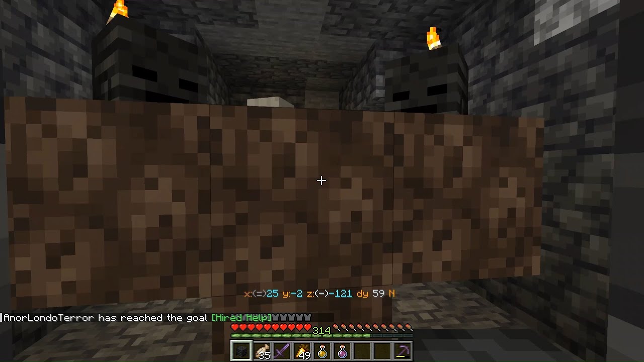 Easy Wither Boss Battle Youtube