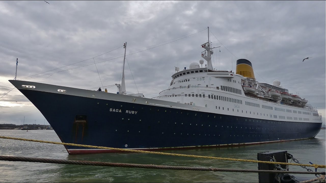 10 Years Ago! "Saga Ruby's" Final Departure from Southampton - 10/01 ...