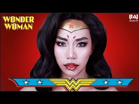 [CC] 원더우먼 메이크업 WONDER WOMAN makeup tutorial - YouTube
