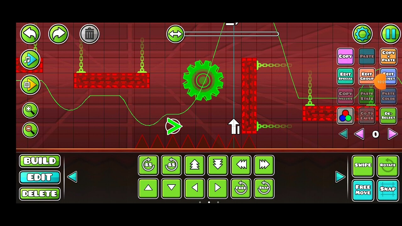 делаю уровень Active в Geometry Dash часть 1! - YouTube