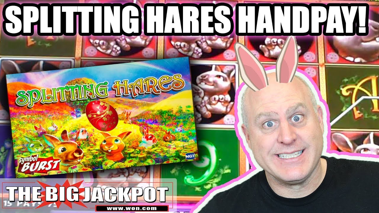 🐰Splitting Hares Handpay! 🐰Slot Win | The Big Jackpot - YouTube