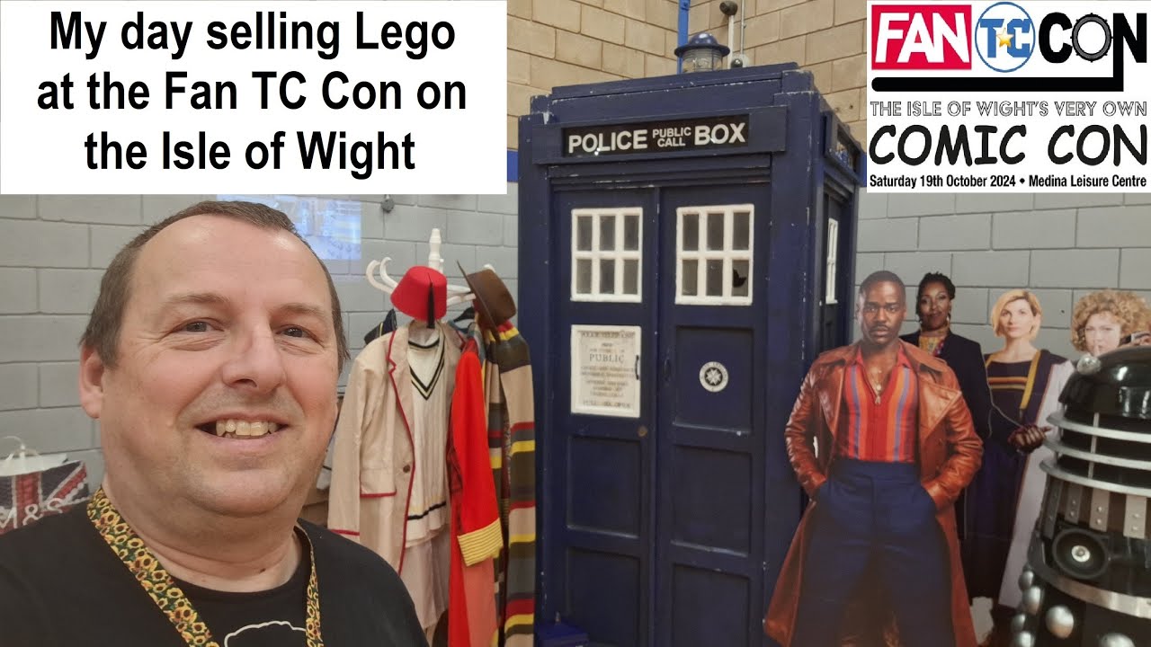 Selling my Lego sets at the Fan TC Con Comic Con, on the Isle of Wight ...