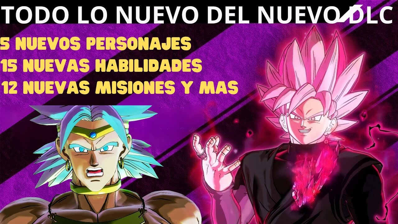 DBX2 NUEVL DLC 17 (Future Saga) NUEVOS PERSONAJES Y HABILIDADES ...