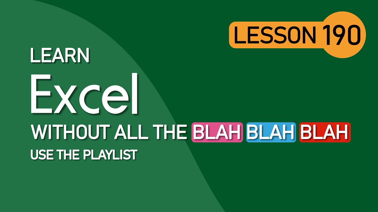 Another Heading On The First Page In Excel Lesson 190 YouTube another-heading-on-the-first-page-in-excel-lesson-190-youtube