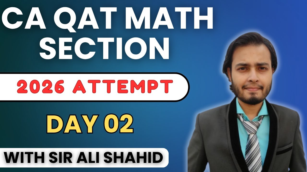 QAT MATHS ICAP || DAY 2 || QUALIFYING ASSESSMENT TEST | QAT maths # ...