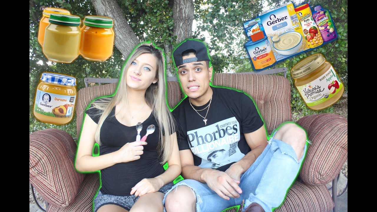BABY FOOD CHALLENGE! *Throw Up Warning* - YouTube
