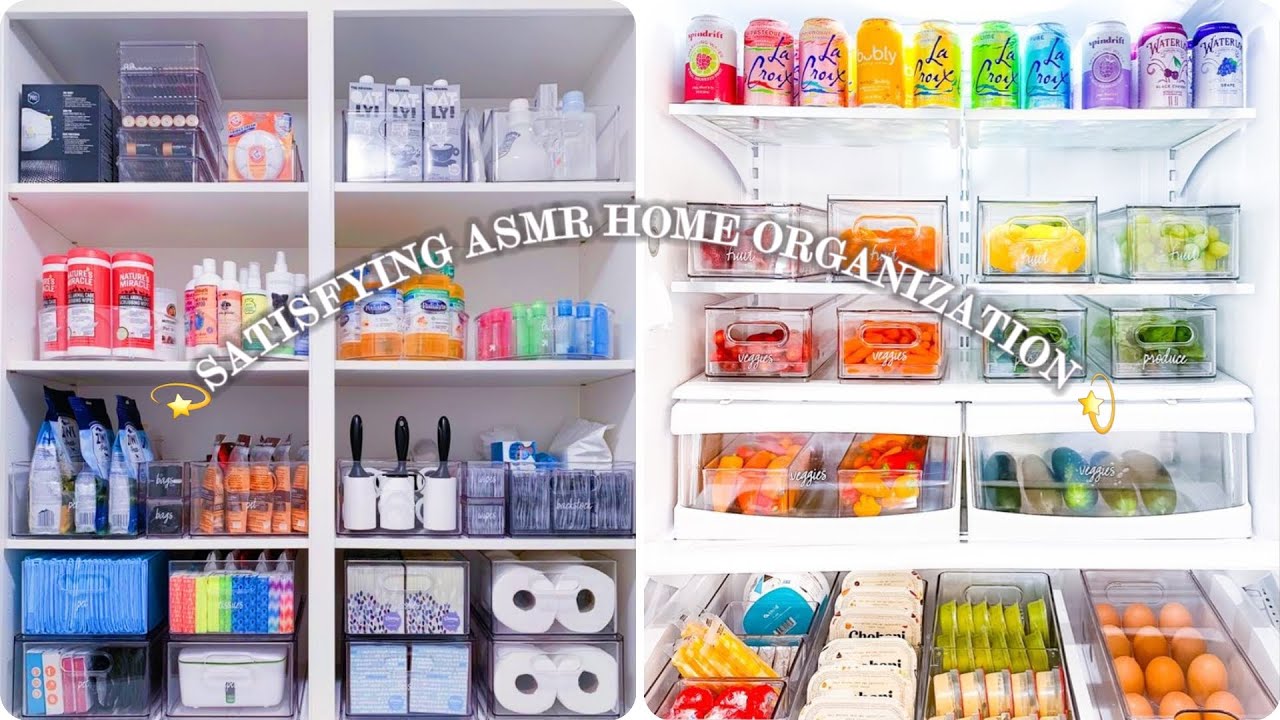 Organizing And Restocking fridge and landry room - YouTube