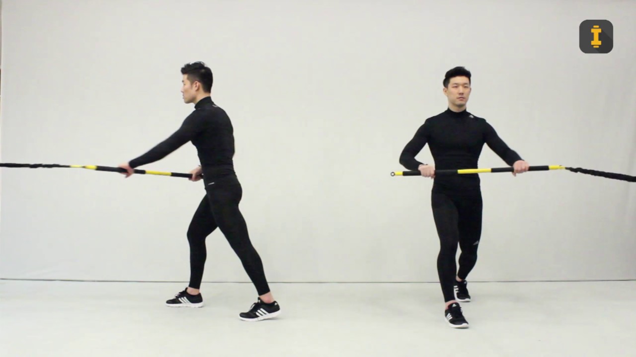 립 스플리트 스탠스 풀Rip Split Stance Pull (복근,기타,외복사근) - YouTube