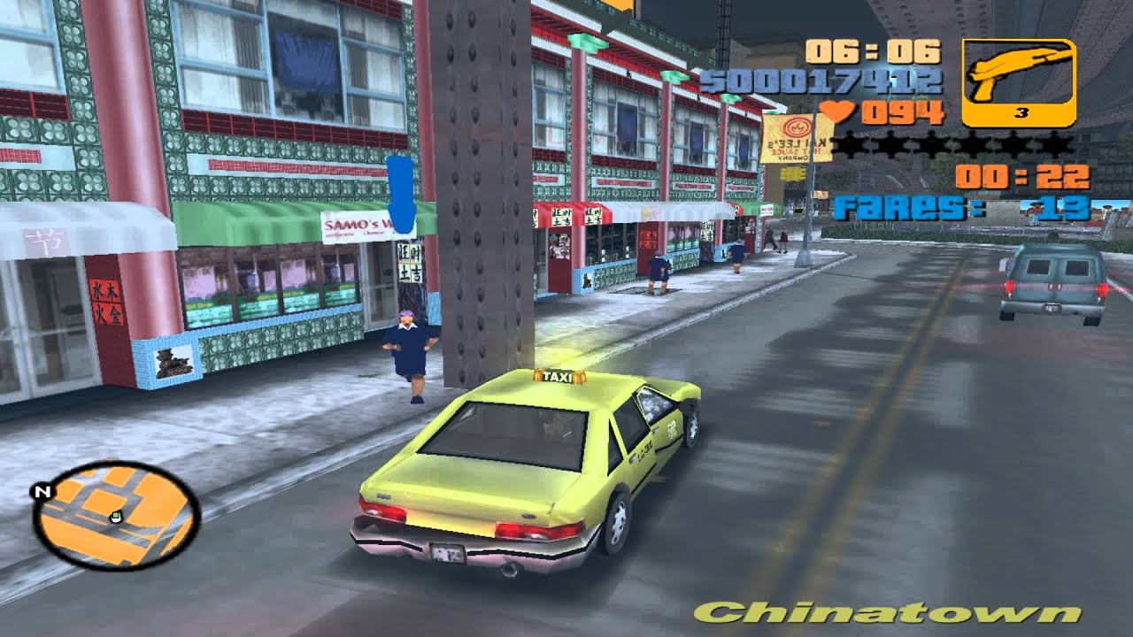 GTA III: Taxi Driver Mission [1080p] - YouTube