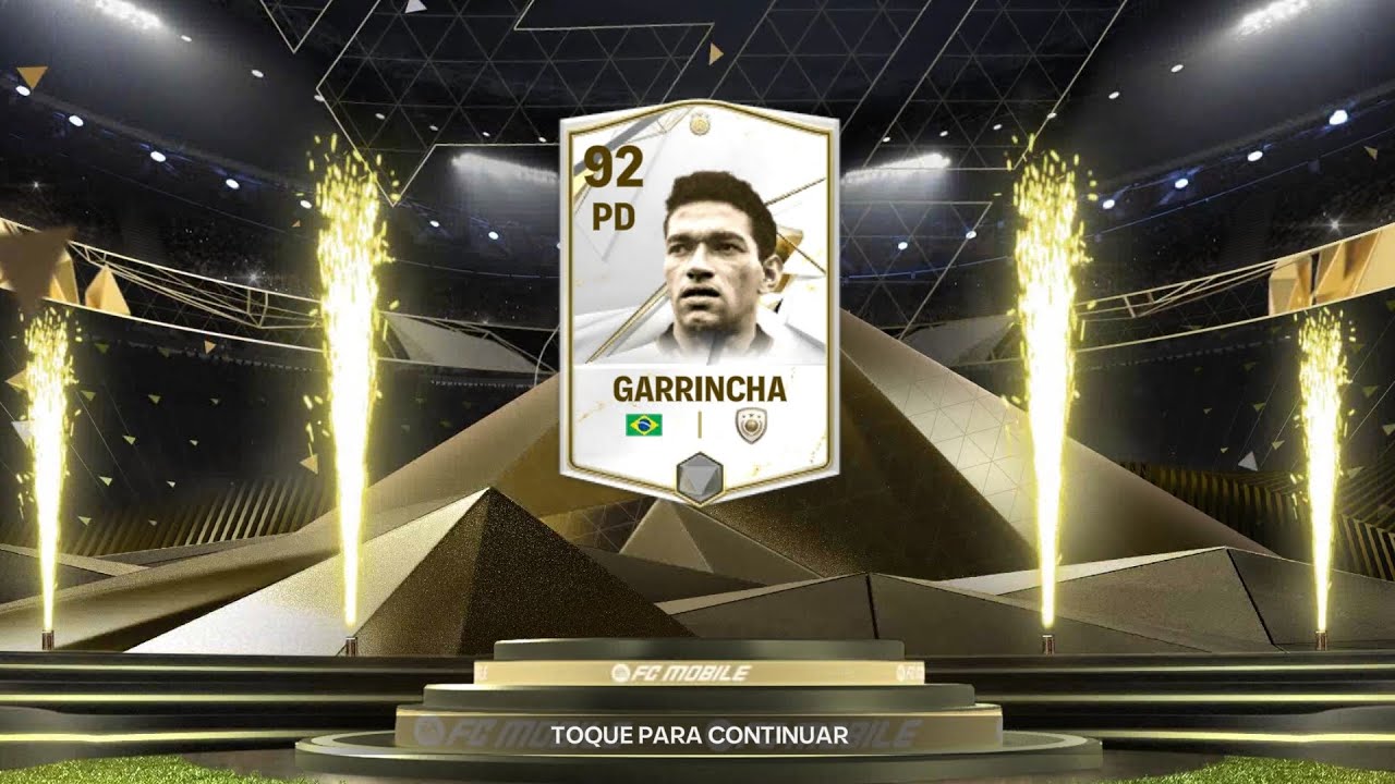 GANHEI O GARRINCHA COM 92 DE GER NO FC MOBILE!! ELE É BOM ? - YouTube