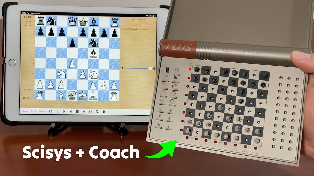 Scisys Kasparov Computer Plus Coach Tested: 1987 Travel Chess Computer ...