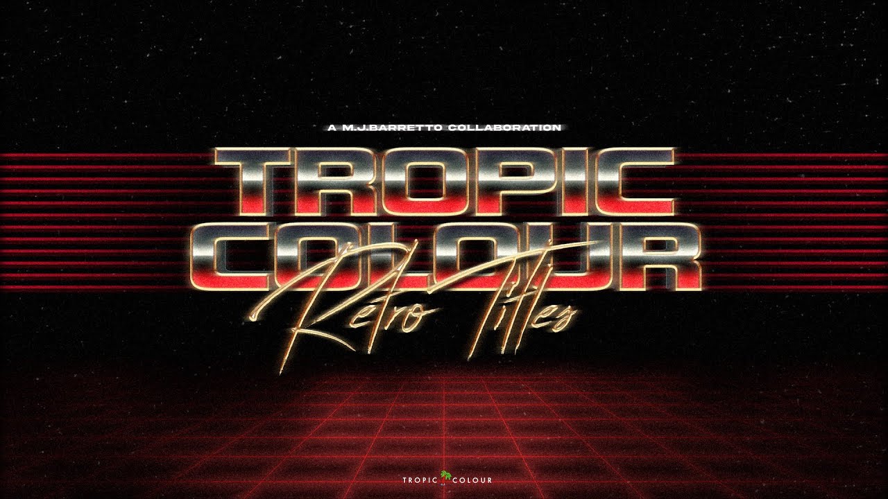 Retro Film Titles - Templates & Assets For Video Editing! - YouTube