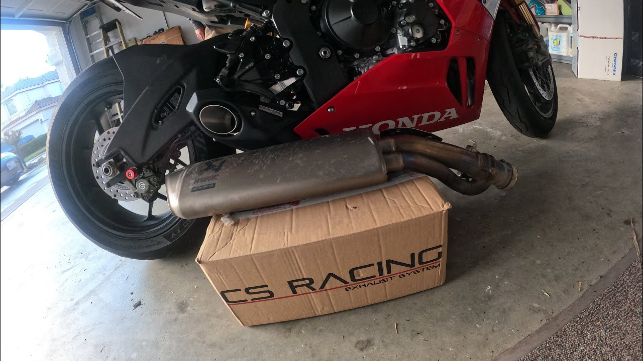CS Racing exhaust on 2022 Honda cbr1000rr-r sp Best exhaust on the ...