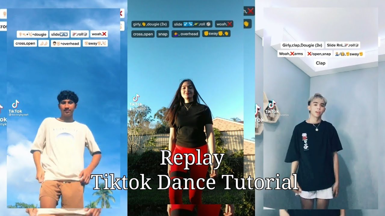 REPLAY | TIKTOK DANCE TUTORIALS - YouTube