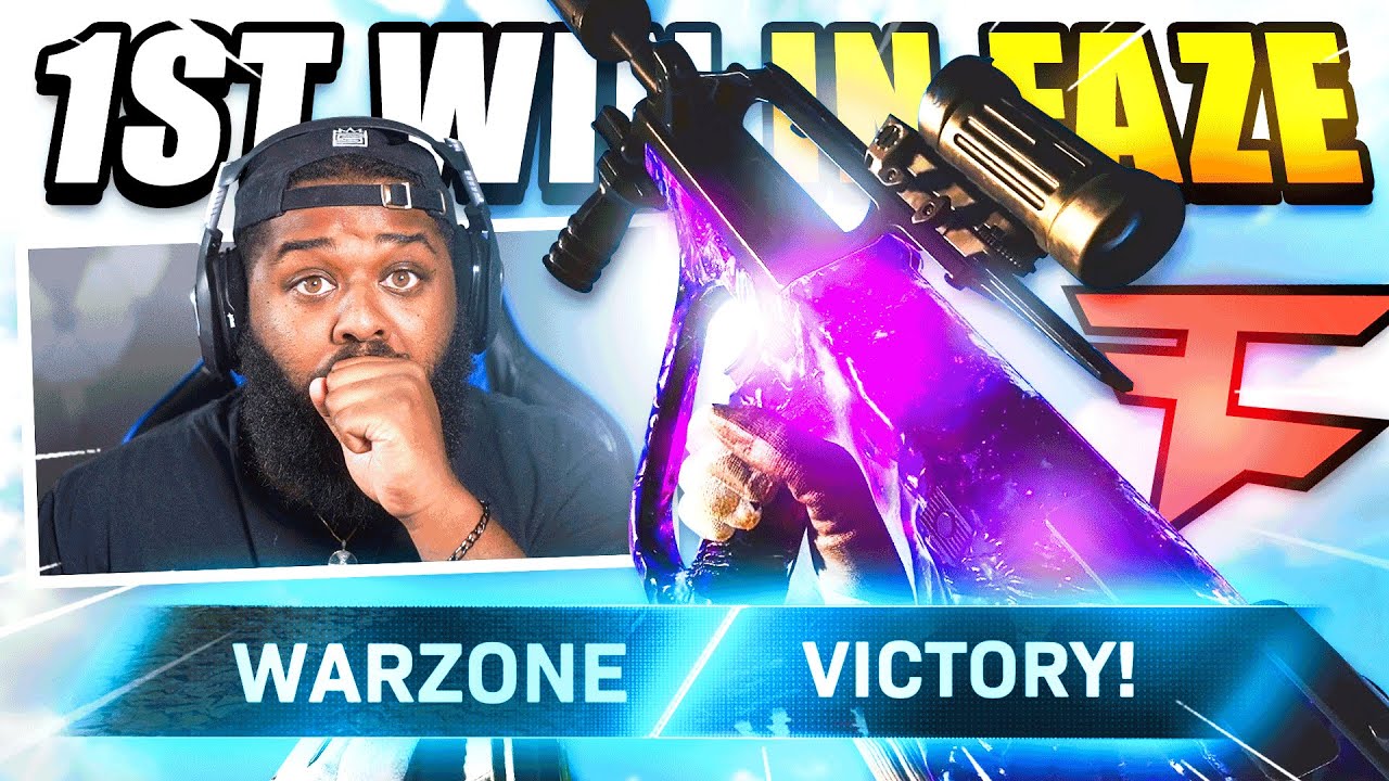 My First game in FaZe! FaZe JSmooth is Here! (COD Warzone) - YouTube