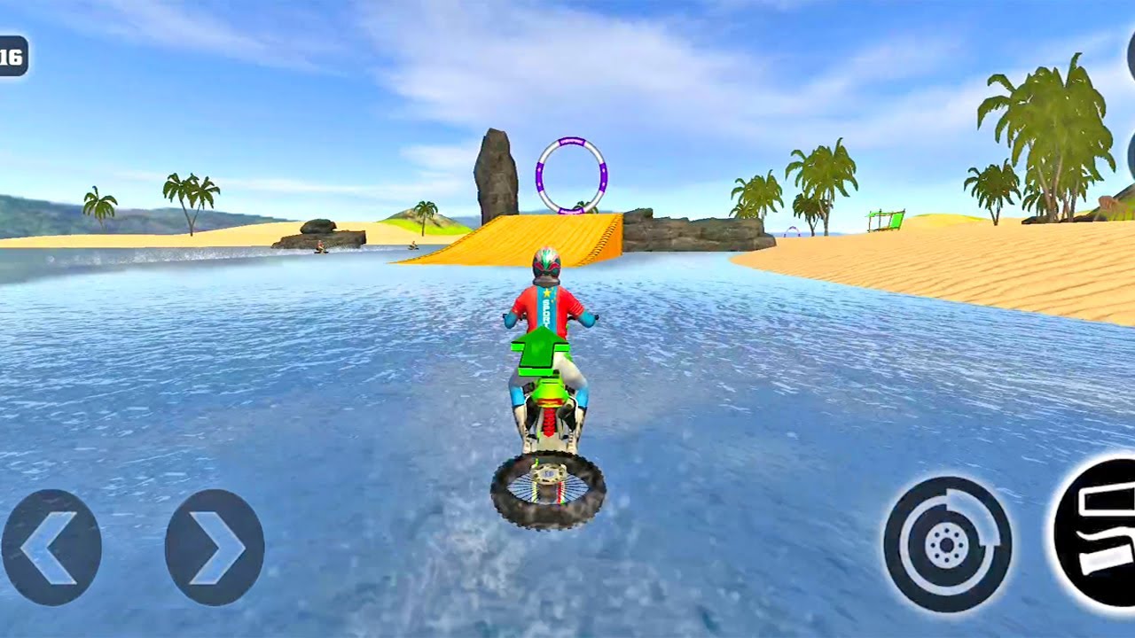 Motocross Bike Transform Water Stunt Game | Bike Races | Bike Games ...