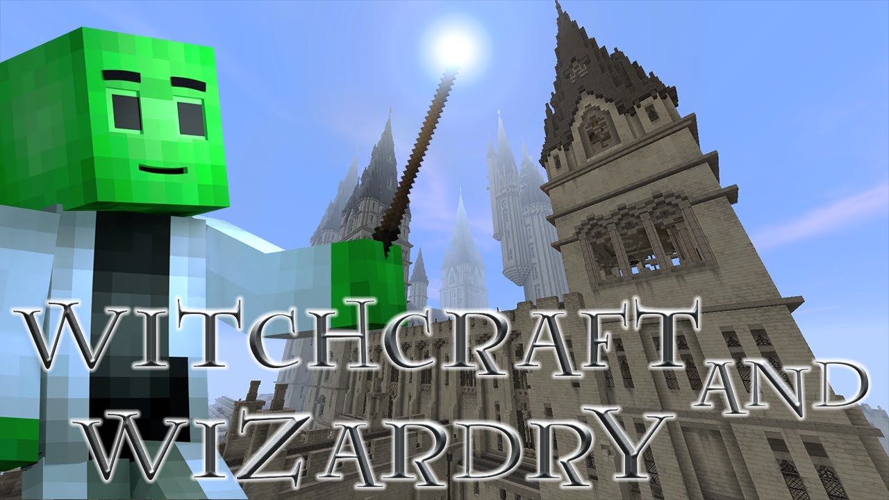 Minecraft: Witchcraft and Wizardry Part 3 - Welcome to Hogwarts! - YouTube