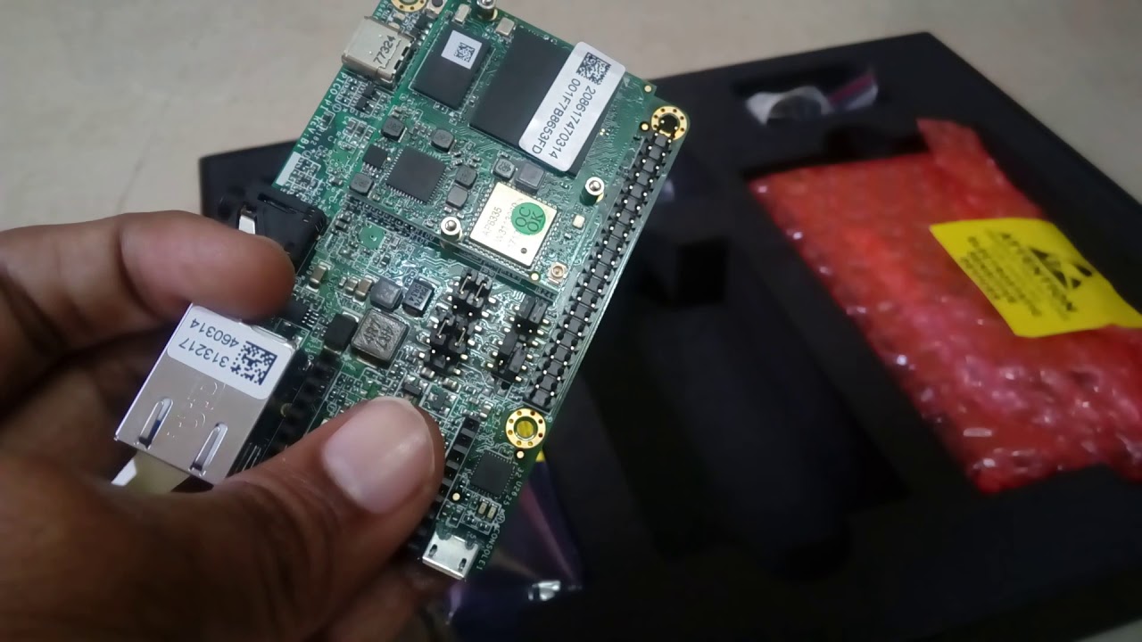 Android things kit unboxing - YouTube