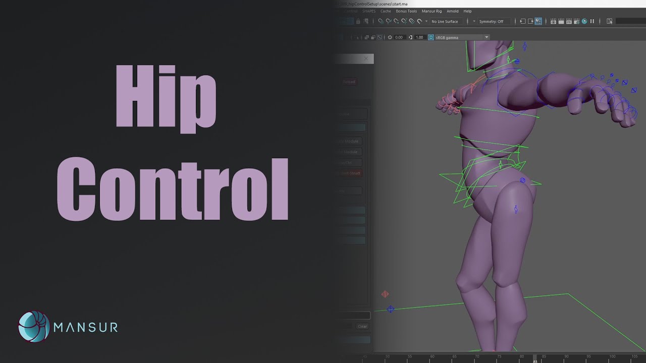 Mansur-Rig- Creating the Hip control - YouTube