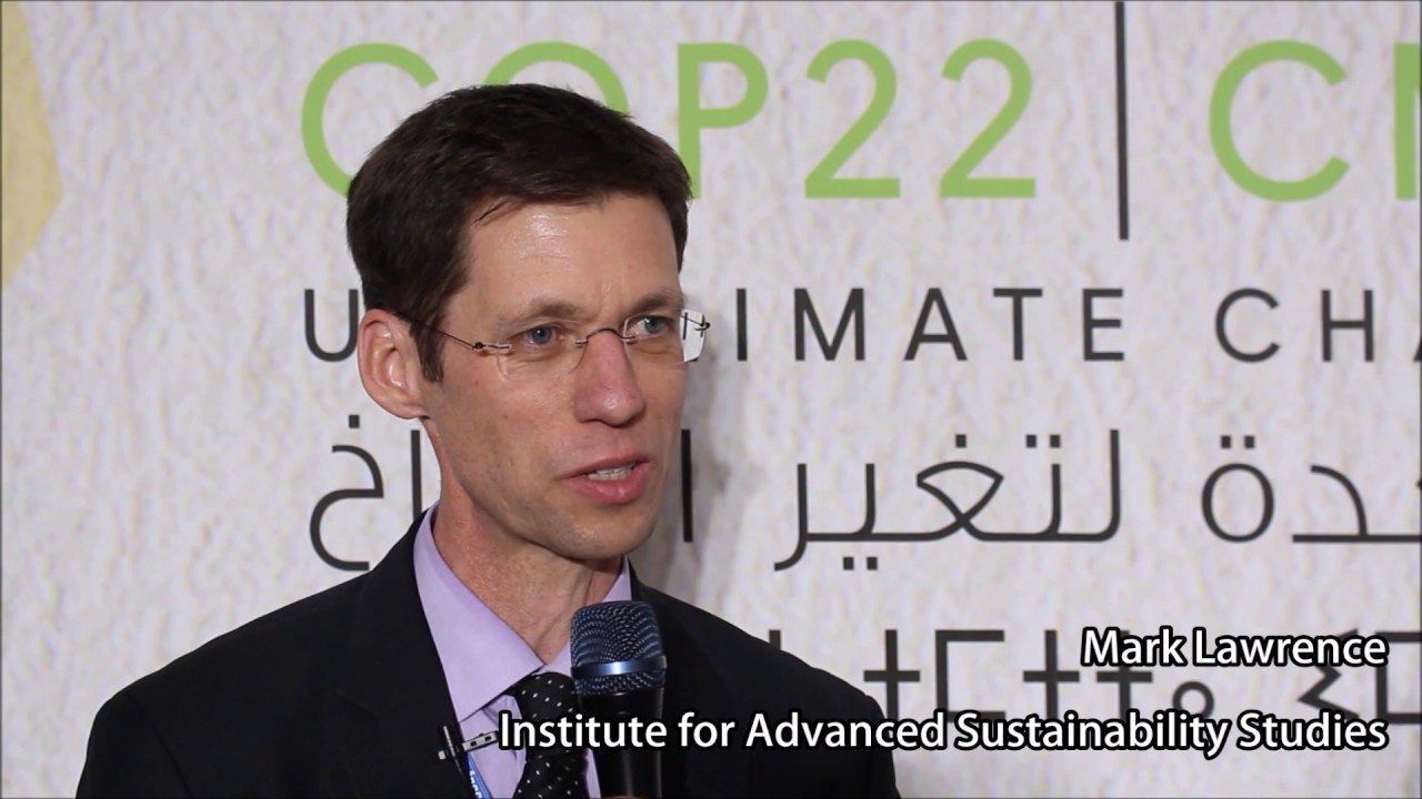 Paris Agreement's Goals - Mark Lawrence -- Climate Change Studio COP22 ...