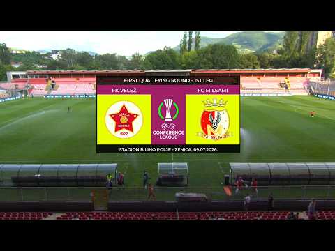 Konferencijska liga: FK Velež Mostar - FC Milsami Orhei 1:1 (HL)