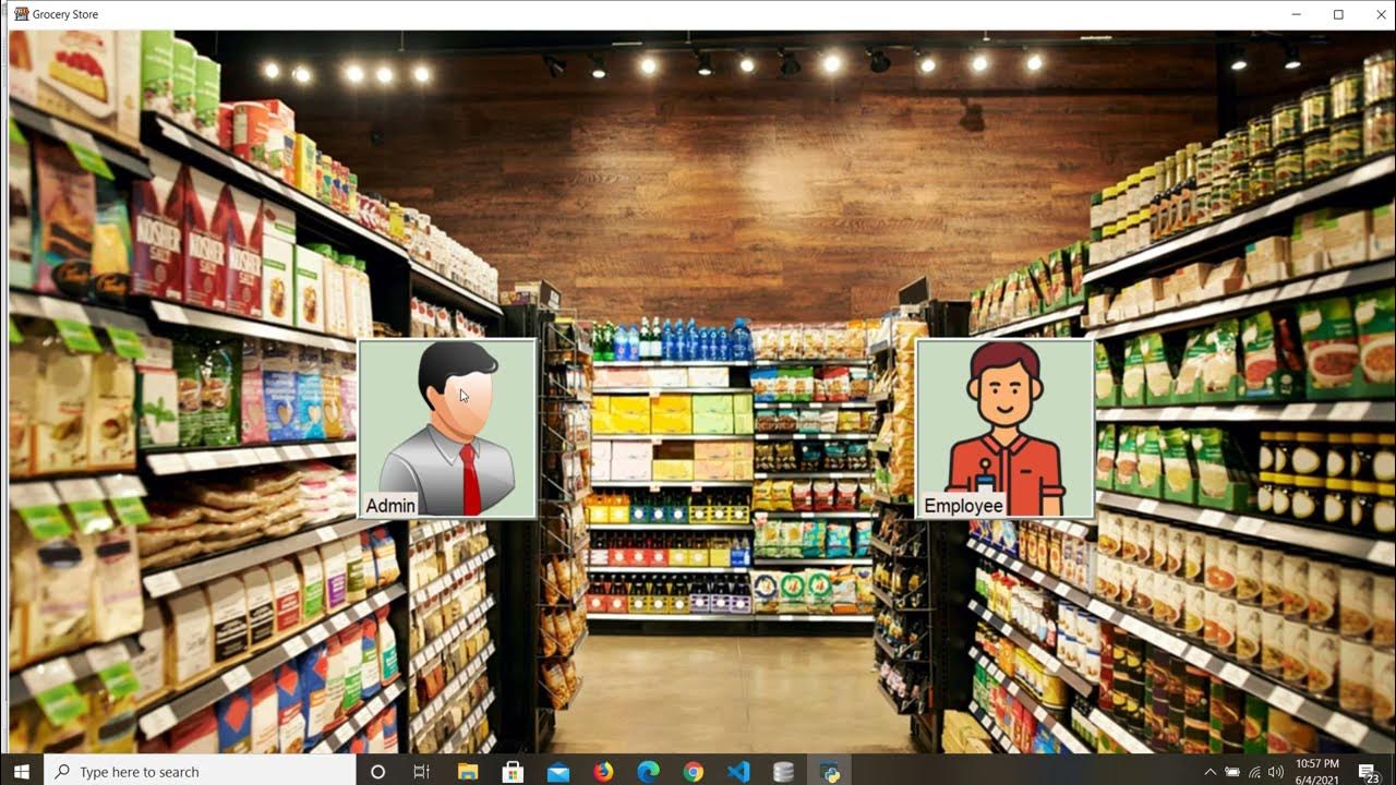 Grocery Store Management System ( Python+ Tkinter + SQL) - YouTube