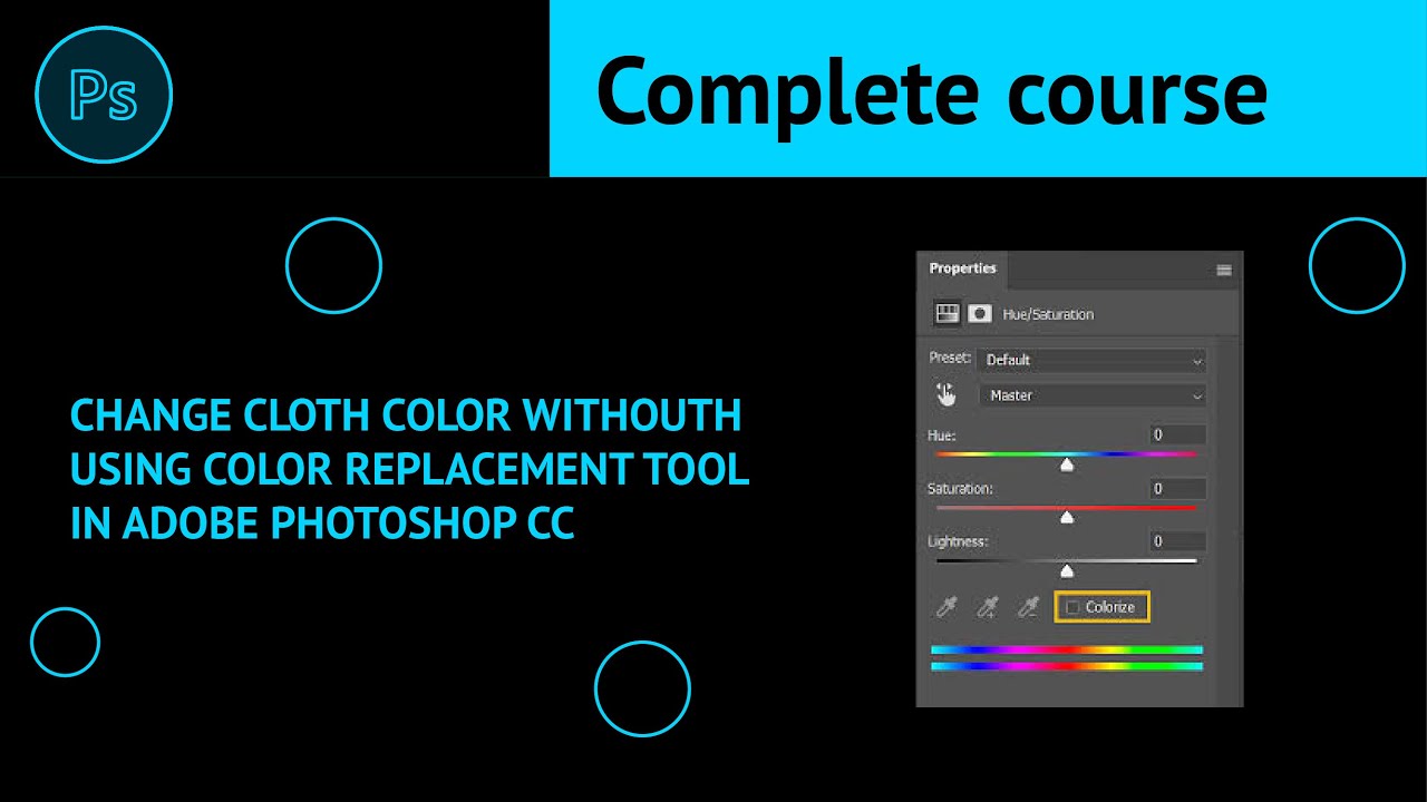 Change Cloth Color Without Using Color Replacement Tool In Adobe ...