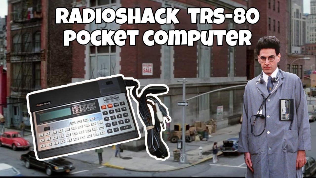 Radio Shack TRS-80 Pocket Computer et Cassette Interface - YouTube
