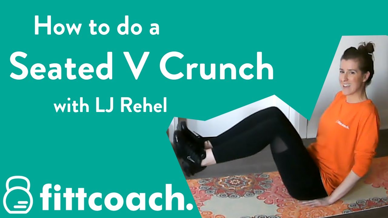 How to Do a Seated V Crunch - YouTube