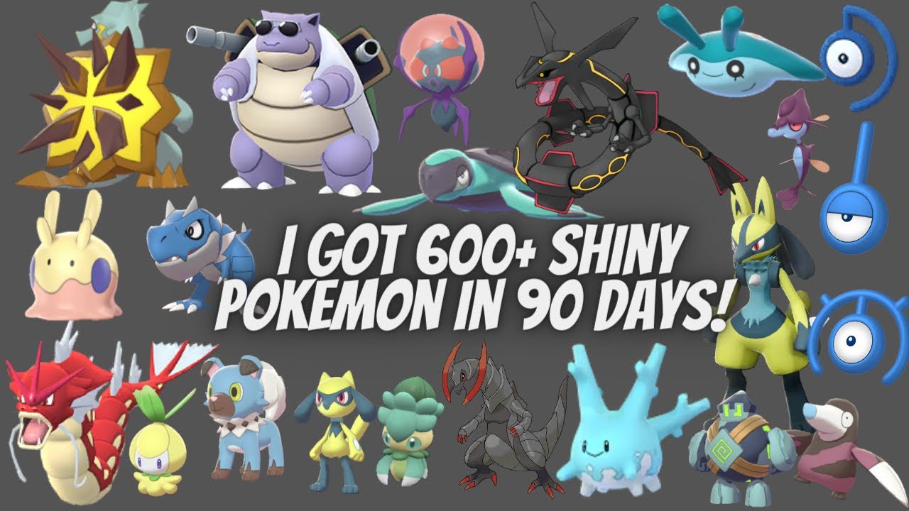 I Got More Than 600 Shiny Pokemon in 90 Days In Pokemon Go! (Hidden ...