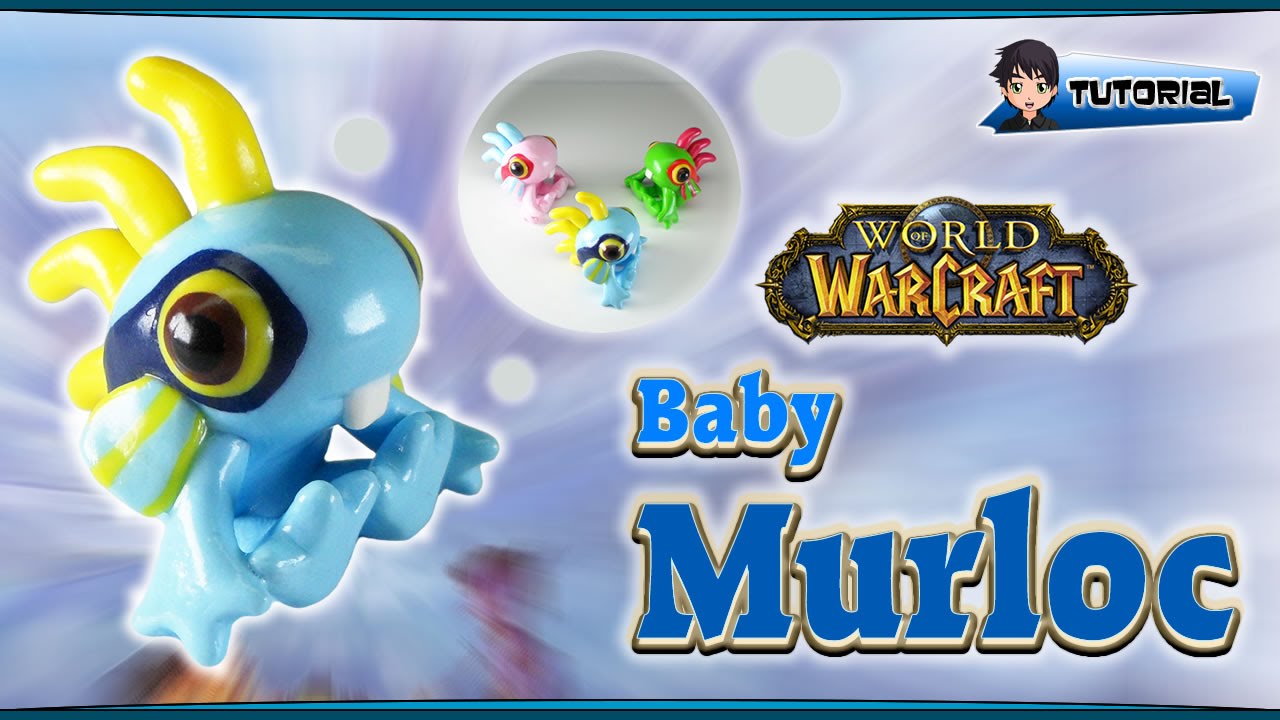 baby Murloc (Warcraft) - Polymer Clay TUTORIAL (Fimo) - YouTube