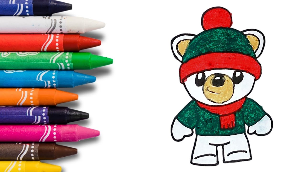 How to painting bear - Step by Step Guide |Easy Way | Bär zeichnen ...