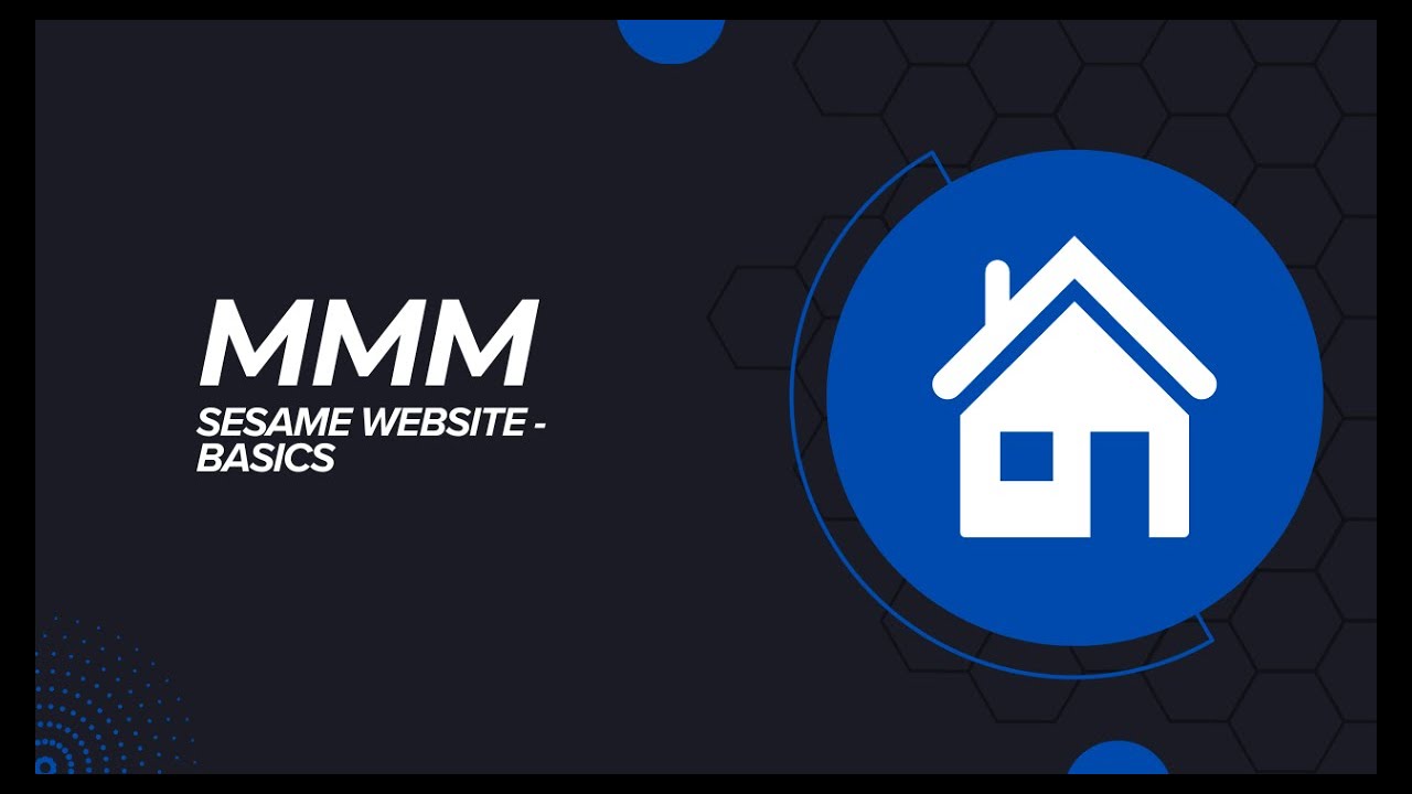 Sesame Website - The Basics - YouTube