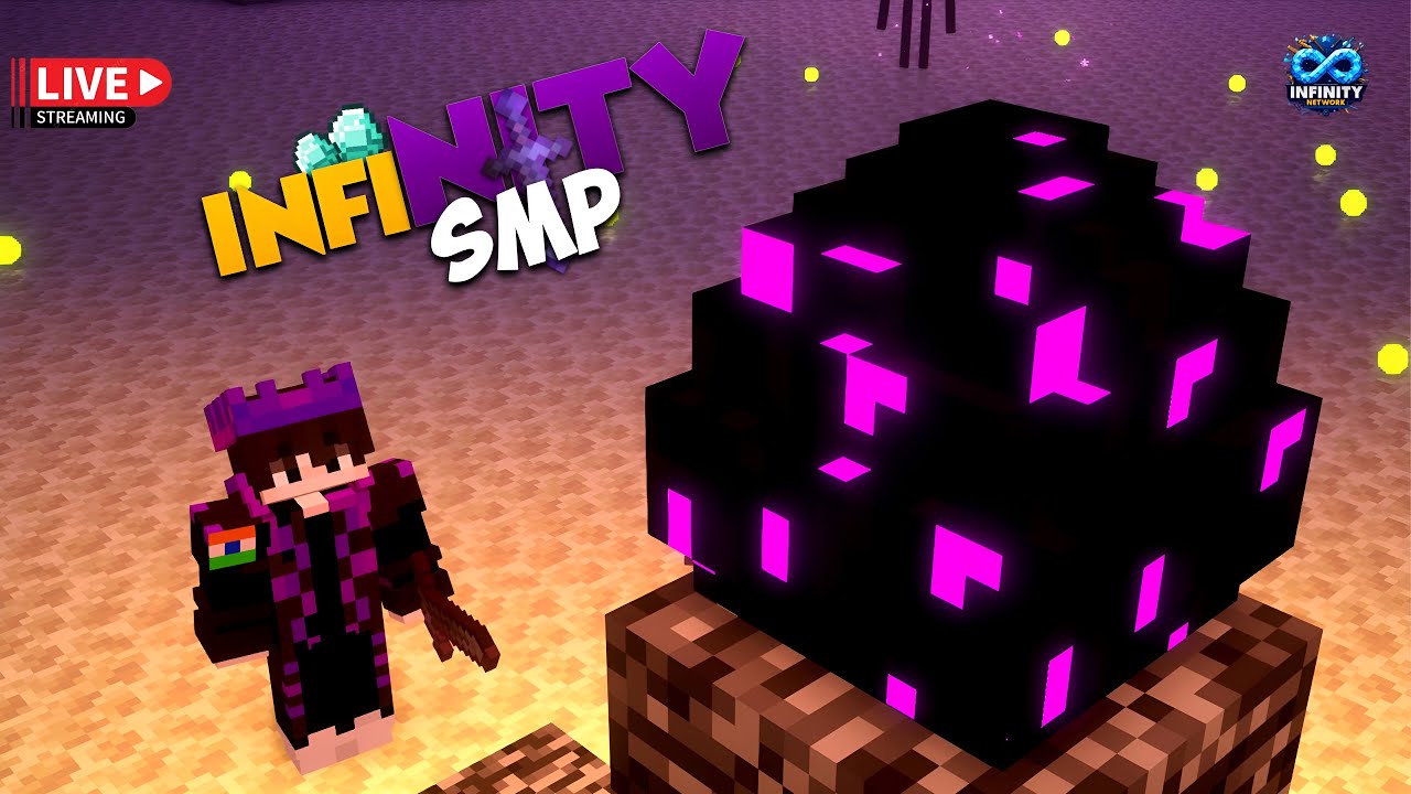 THE EPIC INFINITY SMP 😈|| CHILL MINECRAFT STREAM 🔴 | 24/7 SMP | Java ...