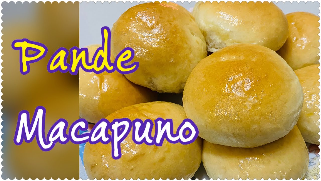 Home Baked Pan De Macapuno | Easy to bake and no mixer needed - YouTube