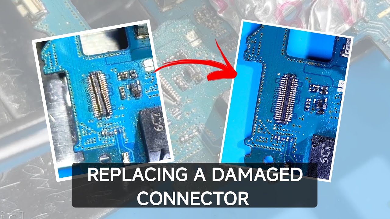 REPLACING A DAMAGED CONNECTOR | - YouTube