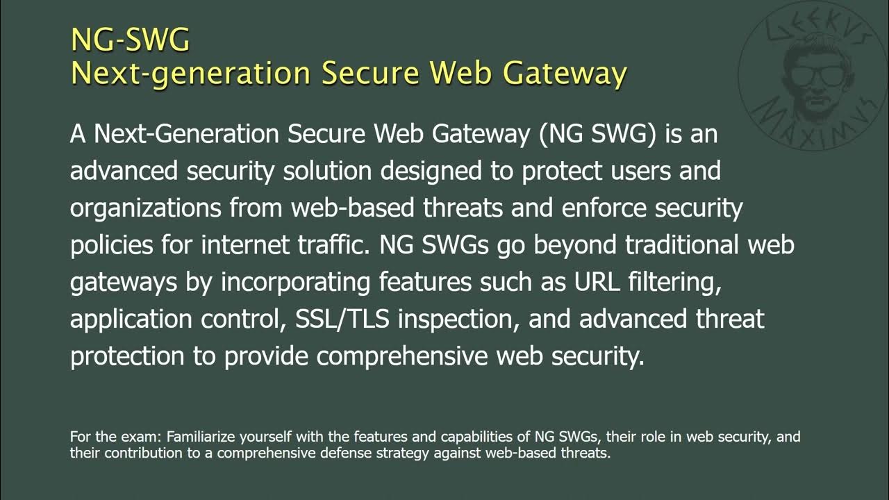 NG SWG - Next-generation Secure Web Gateway - YouTube