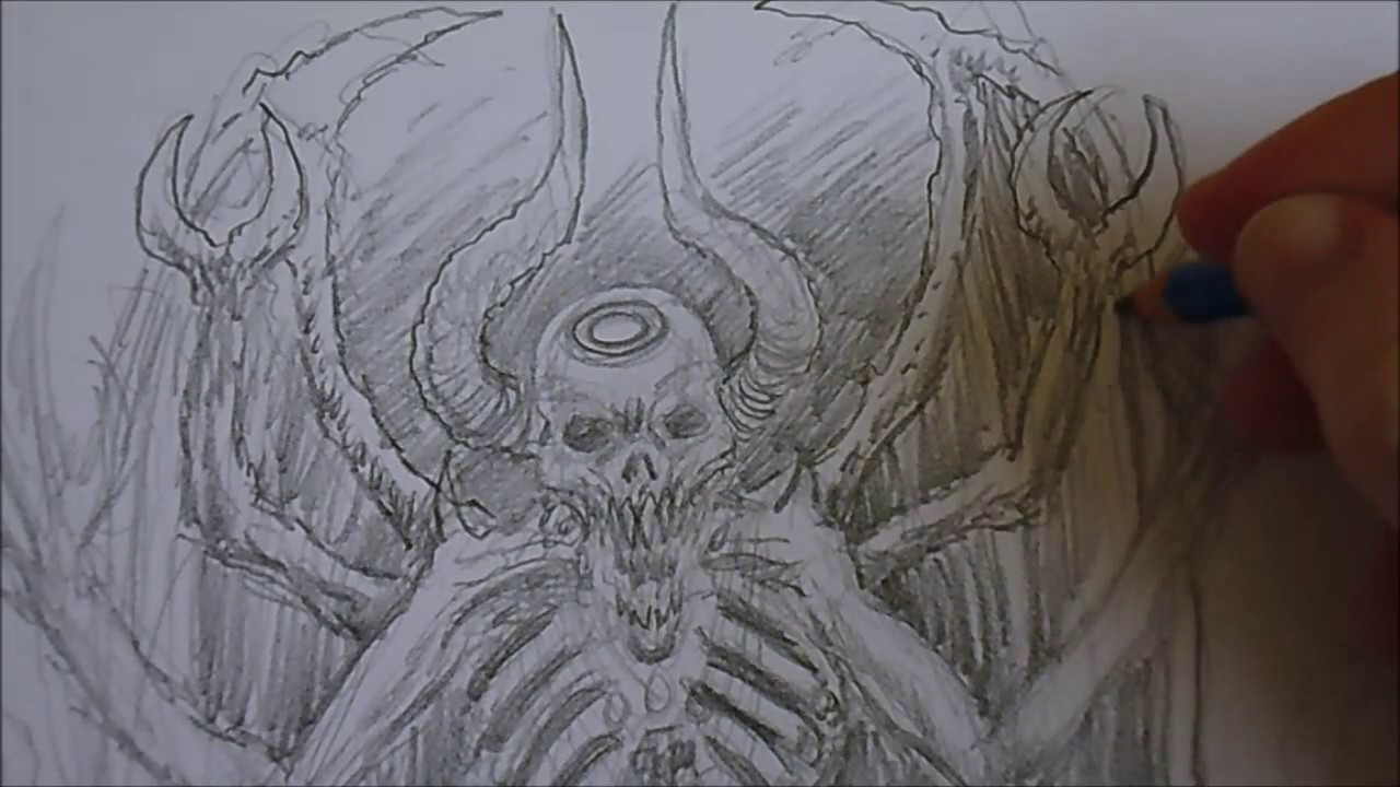 Death Angel Band Drawing Work In Progress - YouTube