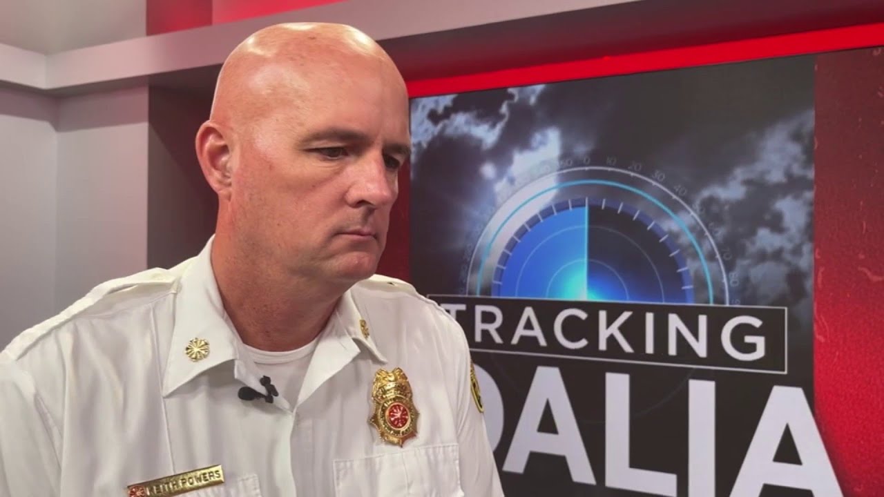 Update from JFRD Chief Keith Powers on Hurricane Idalia - YouTube