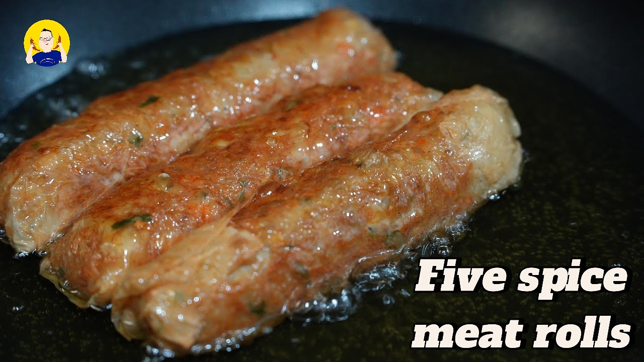 My best five spice meat rolls ever | You don't have to steam it before ...